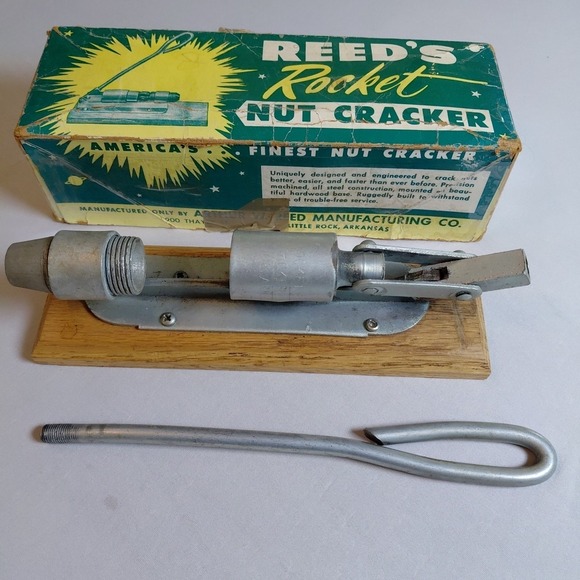 REEDS | Kitchen | Vintage Reeds Rocket Nut Cracker Original Box Model ...